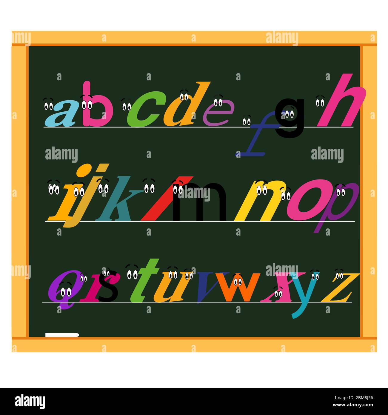 Funny alphabet vector Stock Vector Image & Art - Alamy
