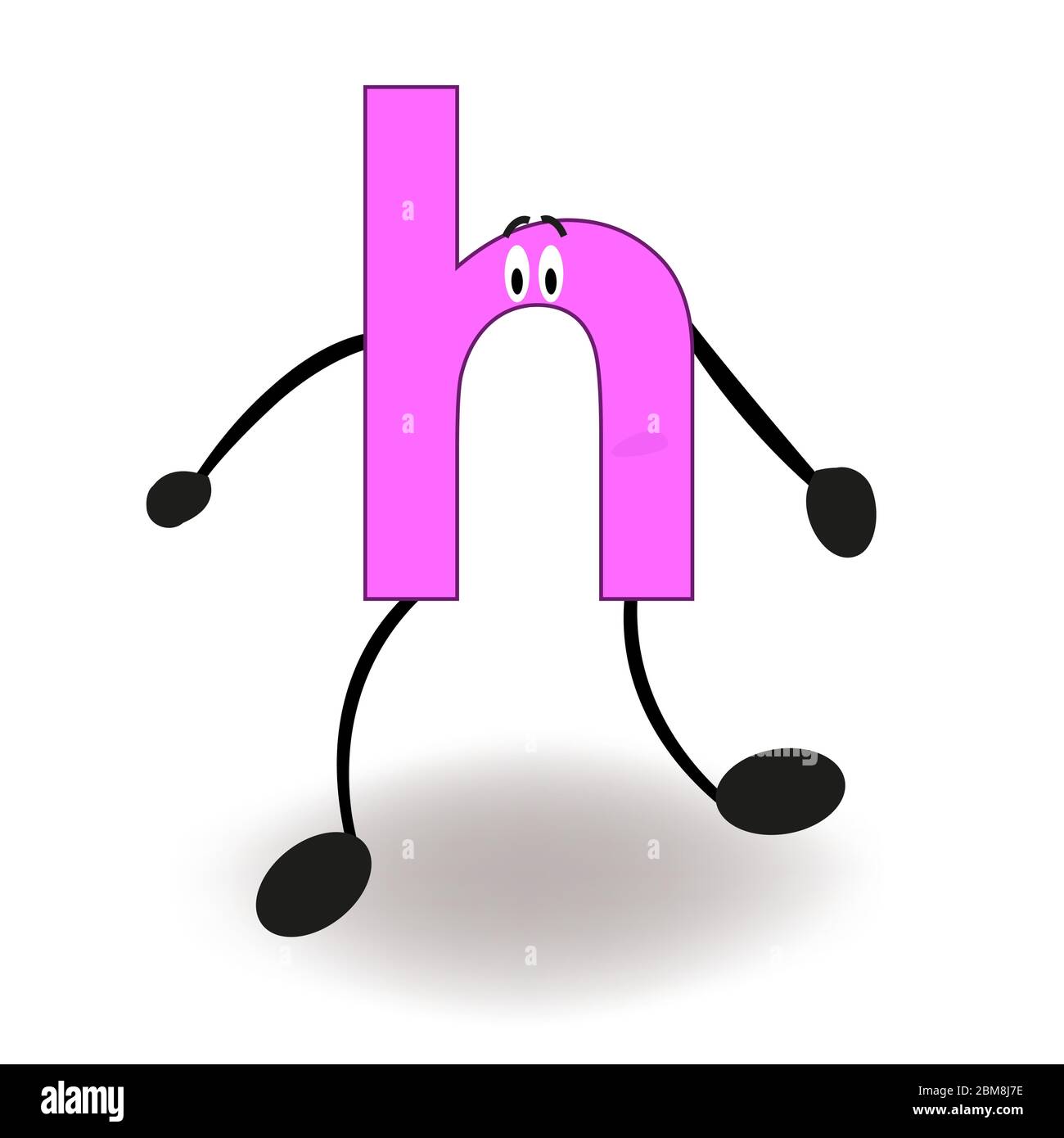Funny H letter vector Stock Vector Image & Art - Alamy