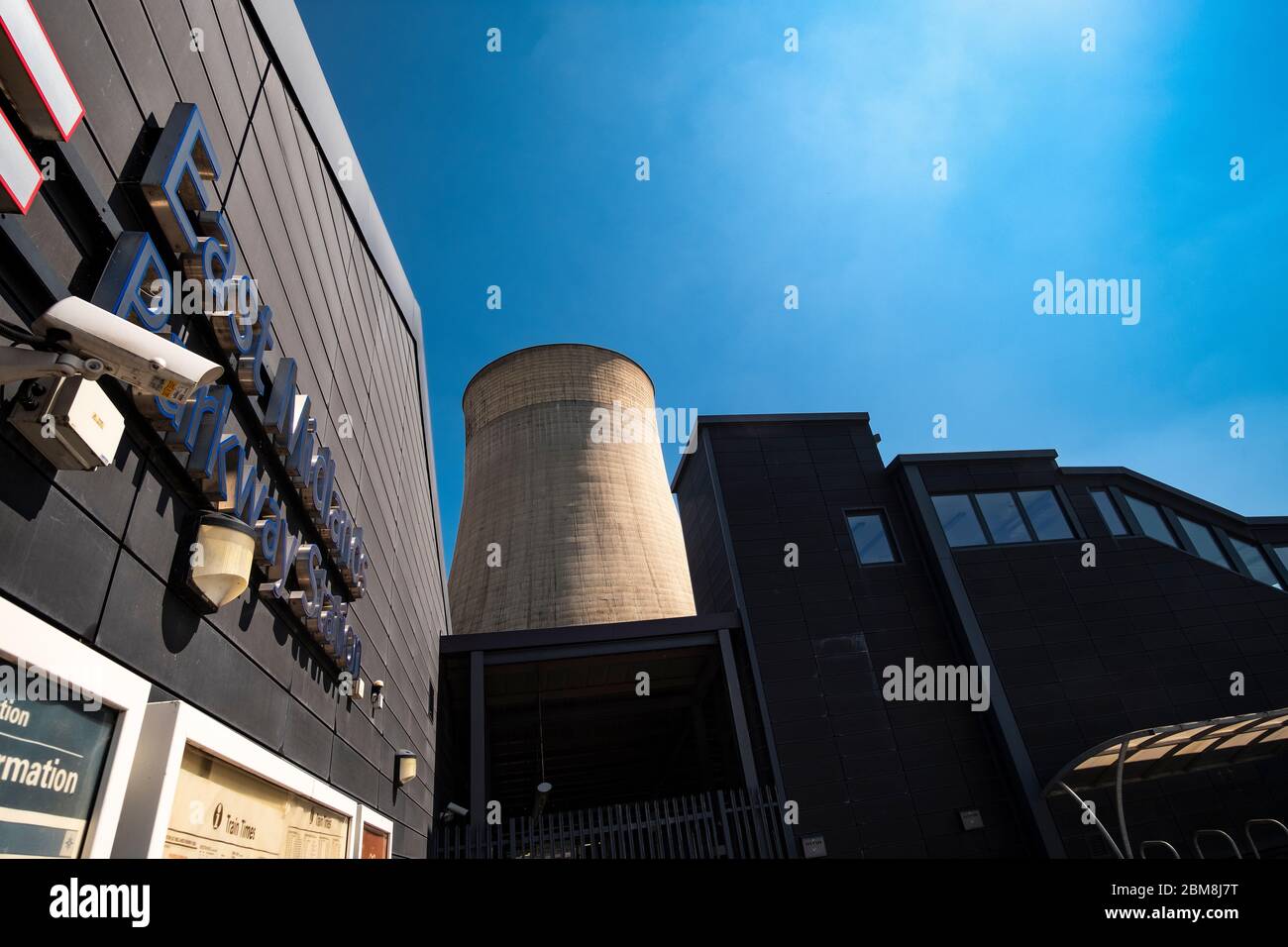 Modern UK railway station buildings Stock Photo - Alamy