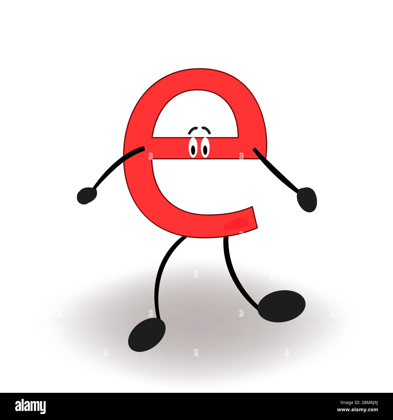 Funny E letter vector Stock Vector Image & Art - Alamy