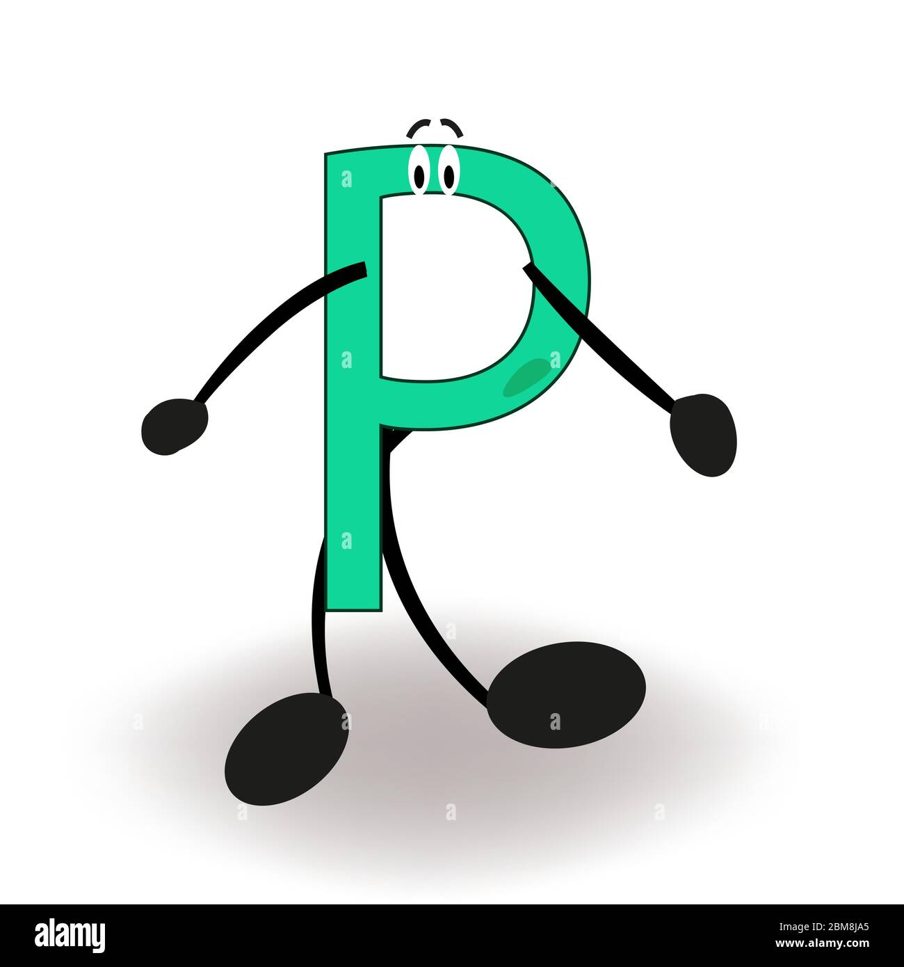 Funny P letter vector Stock Vector Image & Art - Alamy