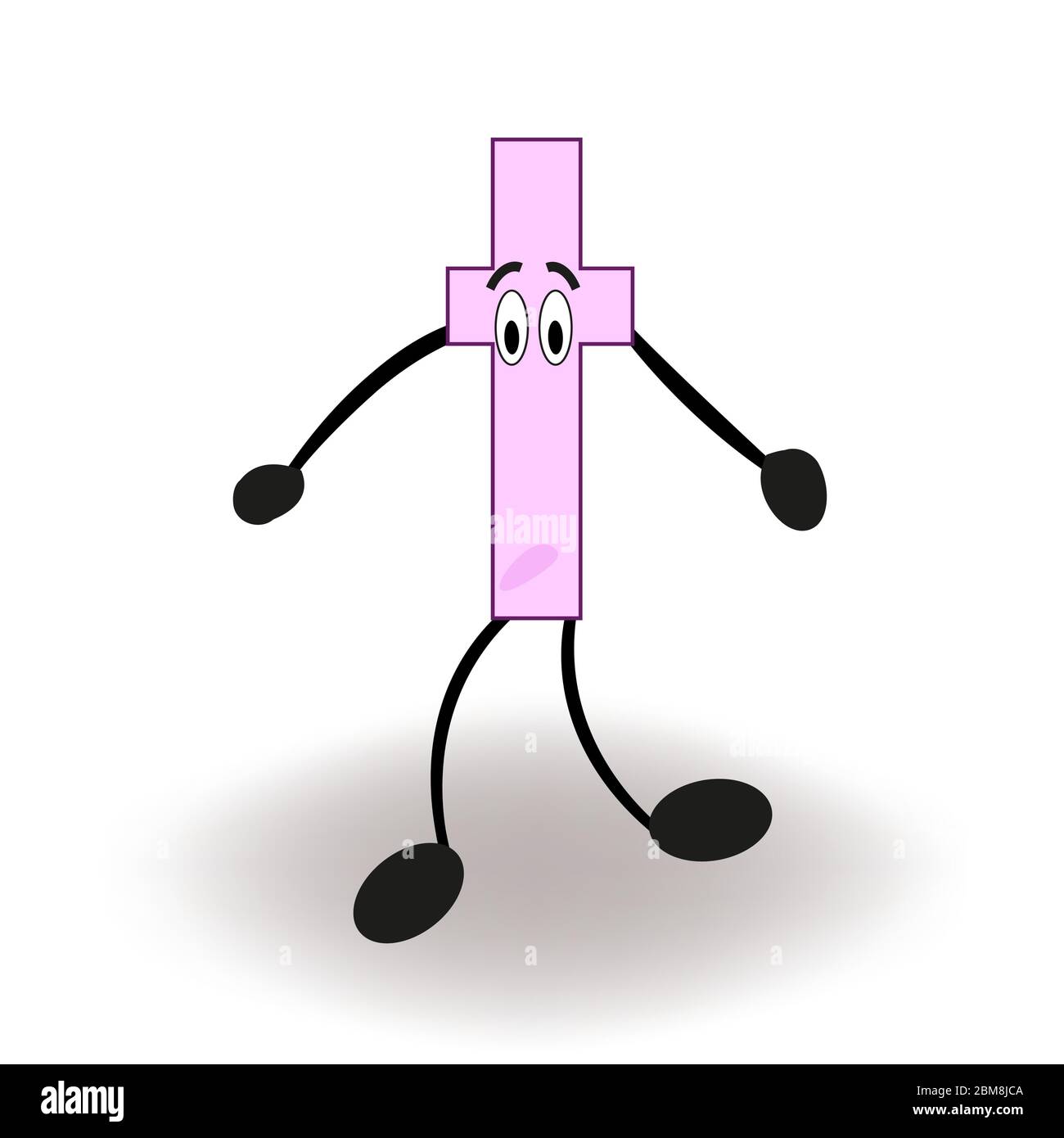 Funny T letter vector Stock Vector Image & Art - Alamy