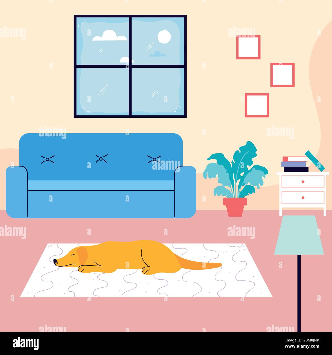 Furry window Stock Vector Images - Alamy