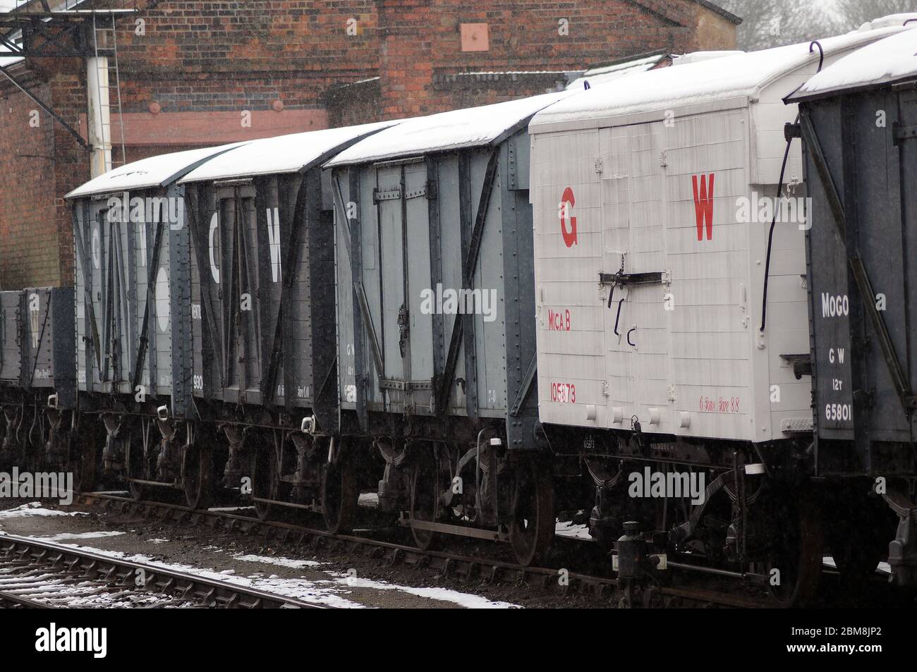Heritage railway trucks hi-res stock photography and images - Alamy
