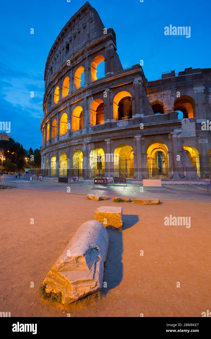 View colosseum illuminated blue hi-res stock photography and images - Alamy