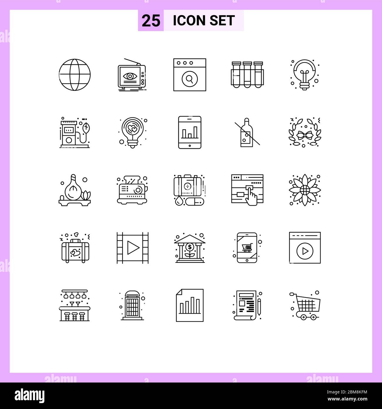 Gas station tv Stock Vector Images - Alamy