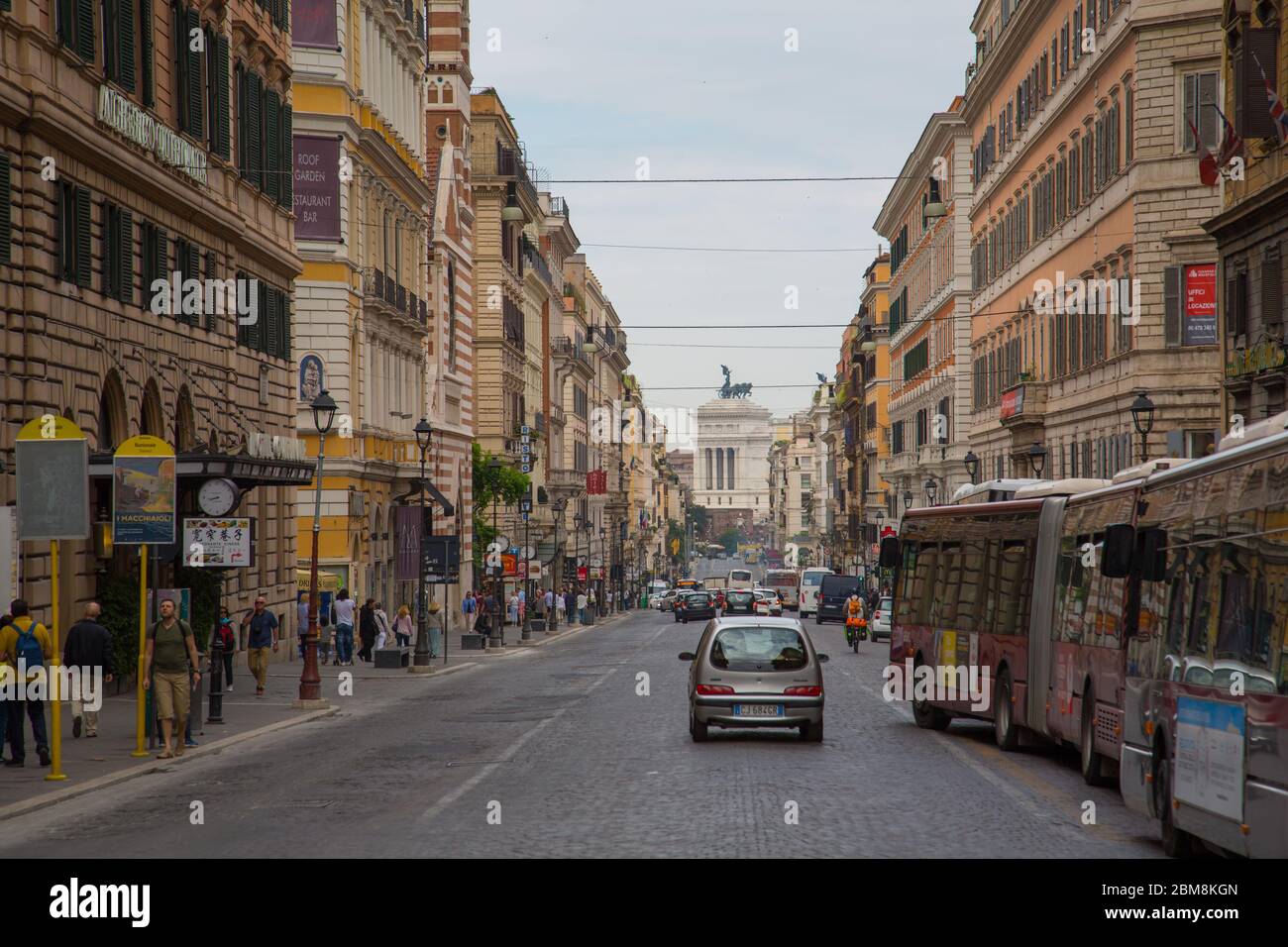 Via nazionale roma hi-res stock photography and images - Alamy