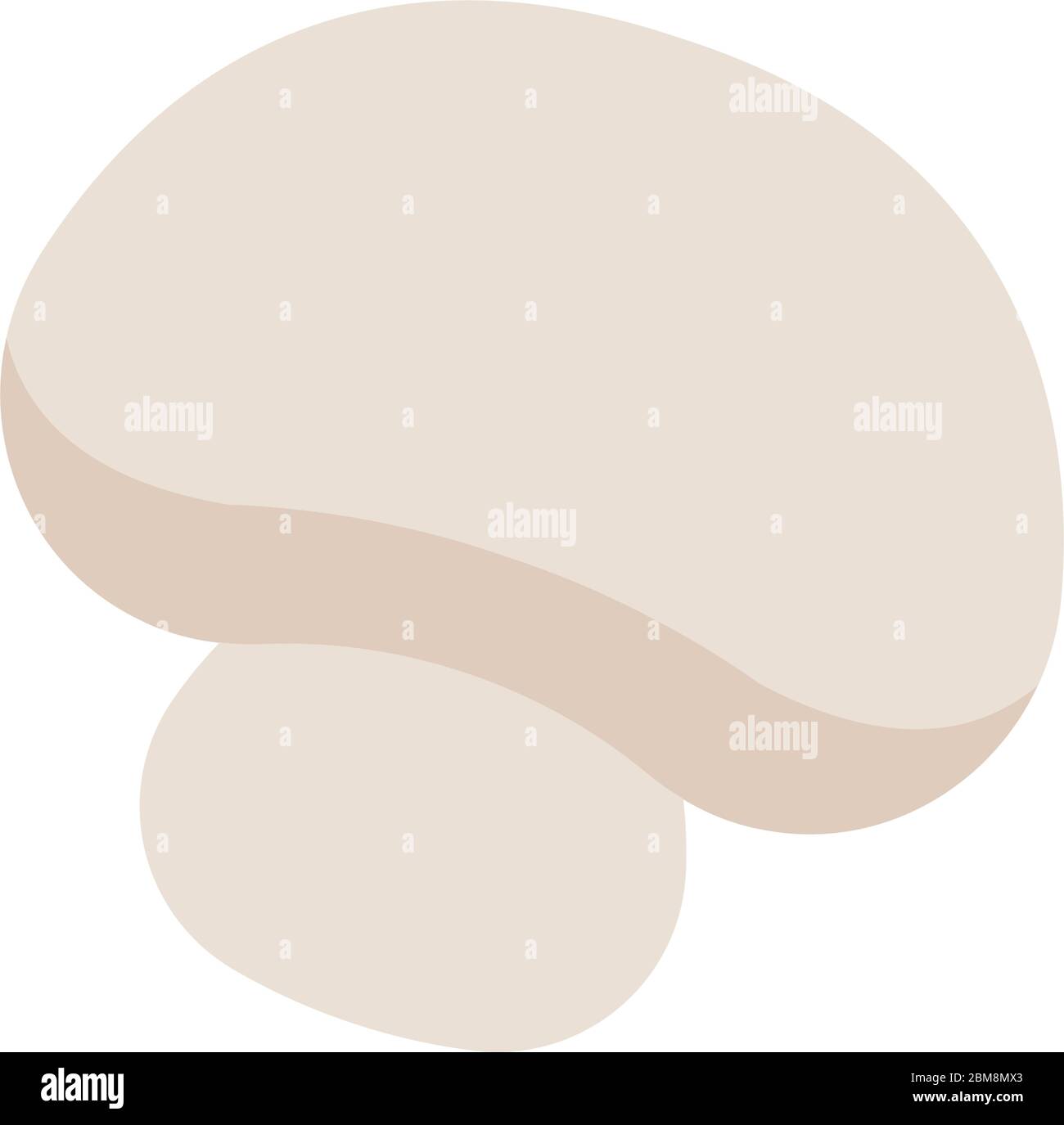 Fresh mushroom champignon Stock Vector Images - Alamy