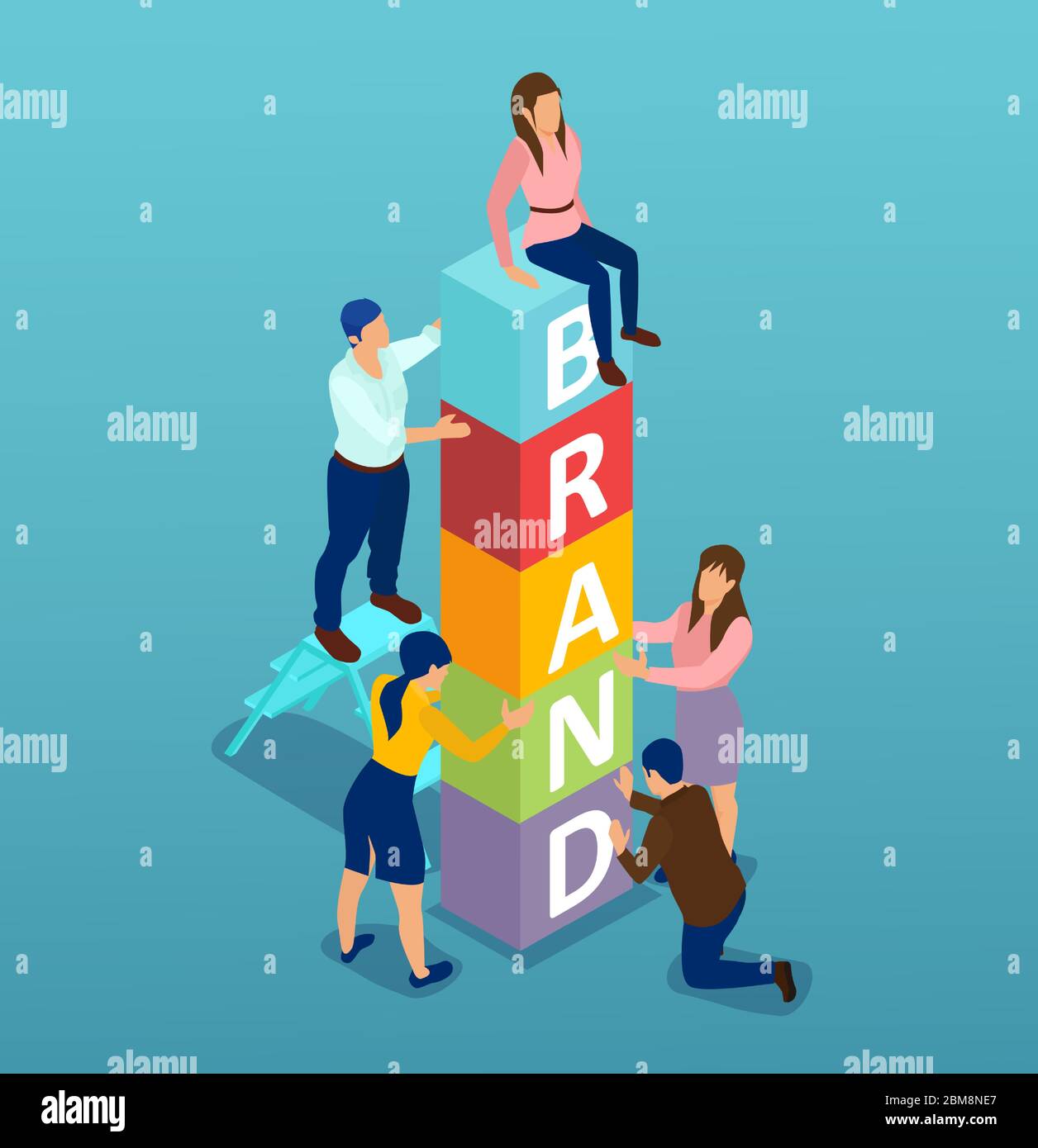 Building success concept Stock Vector Images - Alamy