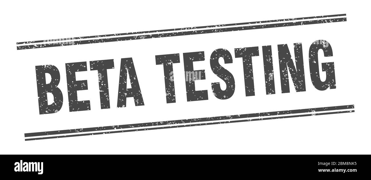 Beta testing stamp hi-res stock photography and images - Alamy