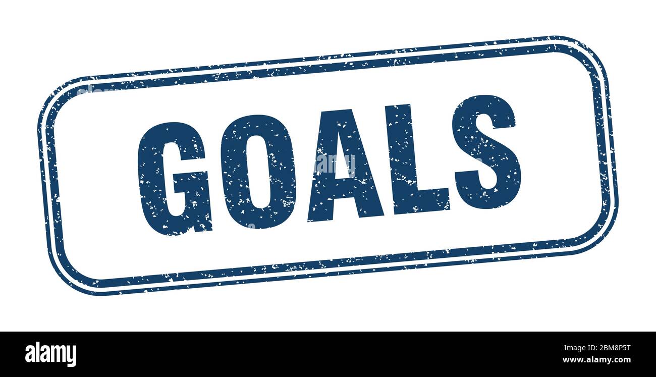 goals stamp. goals square grunge sign. label Stock Vector Image & Art ...