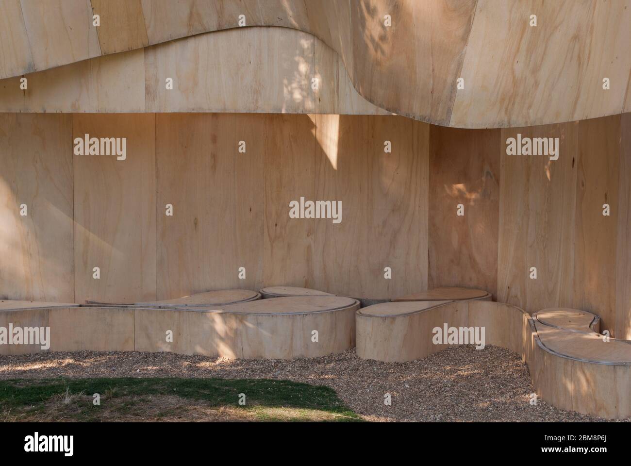 Summer House Timber Steam Bent Plywood Pavilion Serpentine Galleries ...
