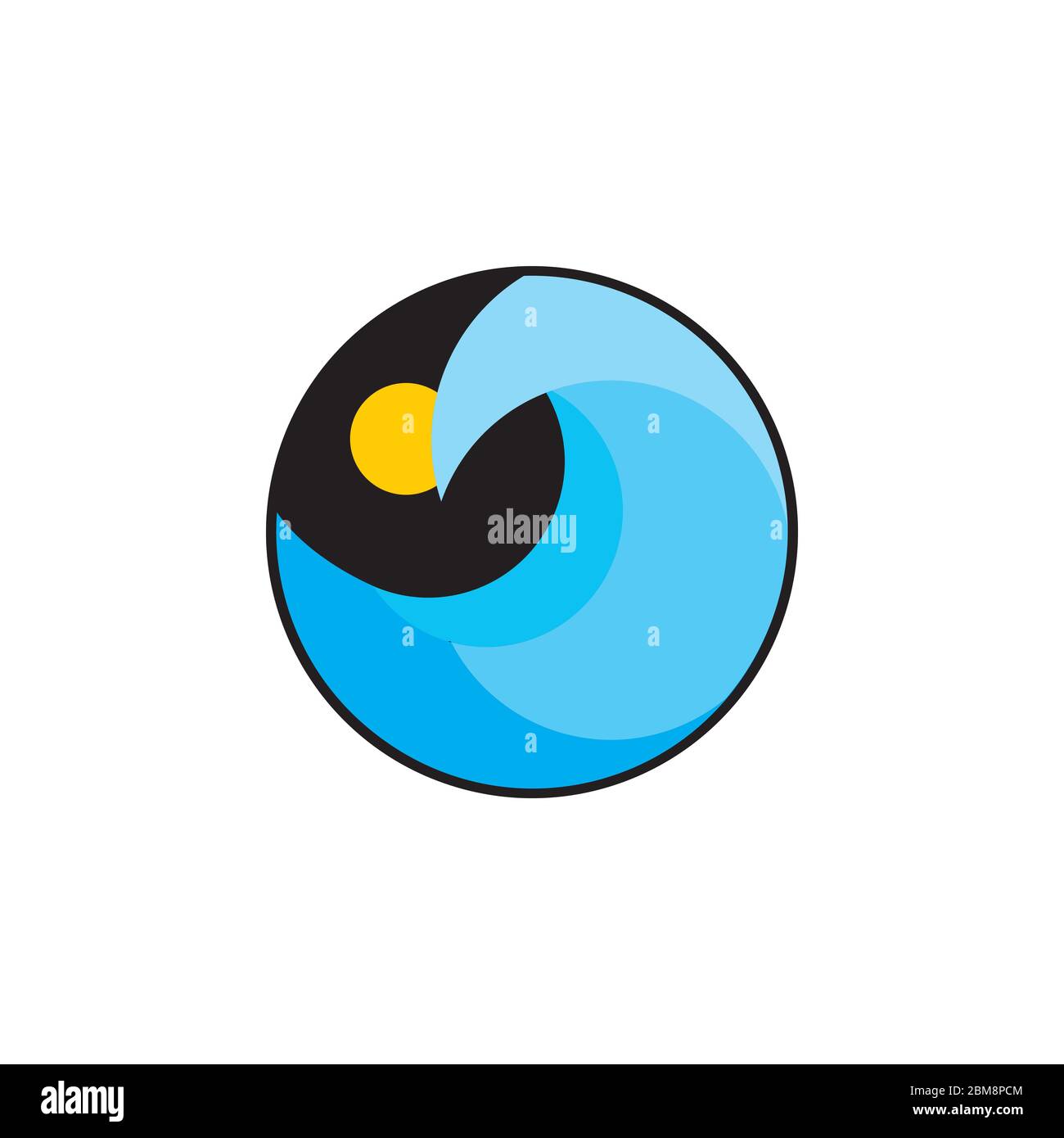 night waves gradient logo vector Stock Vector Image & Art - Alamy