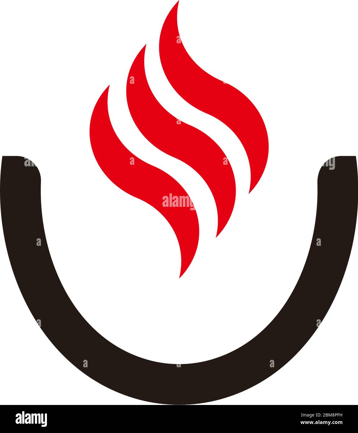 letter u curves decoration symbol logo vector Stock Vector Image & Art ...