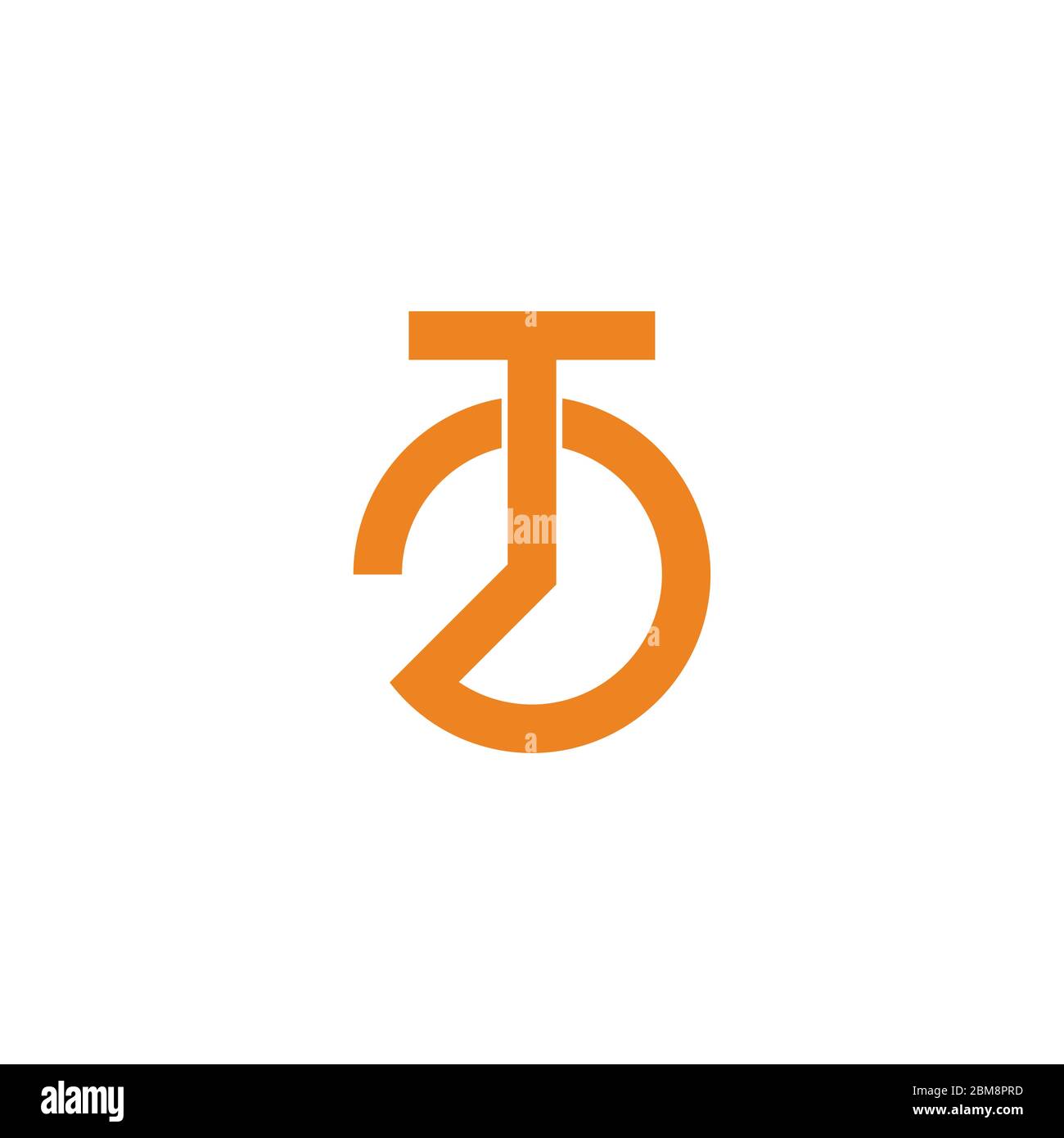 letter ot circle geometric symbol logo vector Stock Vector Image & Art ...