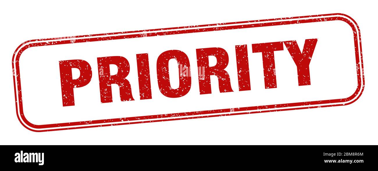 priority stamp. priority square grunge sign. label Stock Vector Image ...