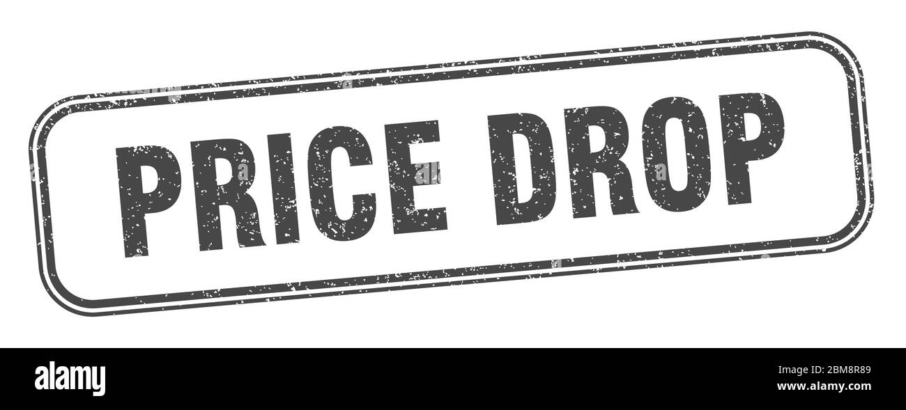 price drop stamp. price drop square grunge sign. label Stock Vector ...