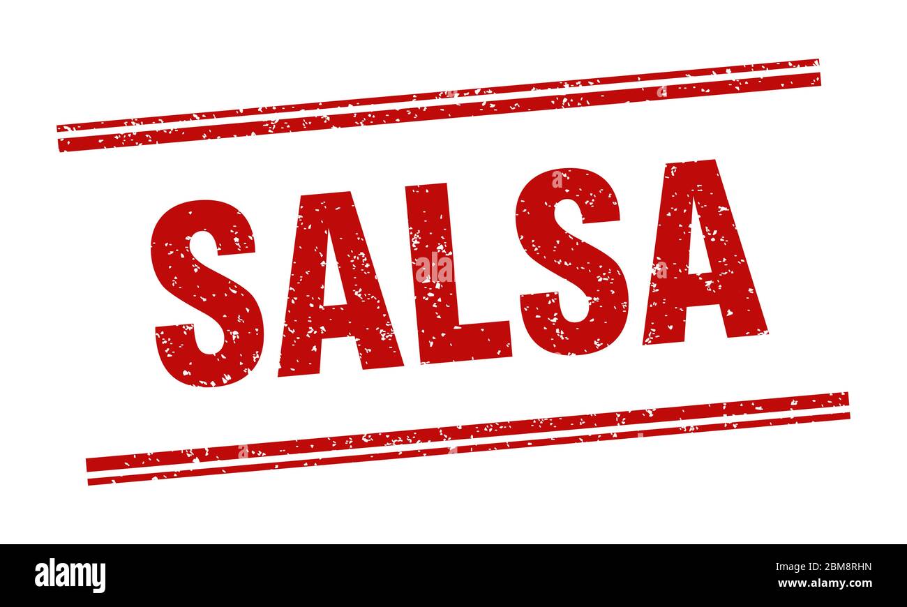 salsa stamp. salsa label. square grunge sign Stock Vector Image & Art ...