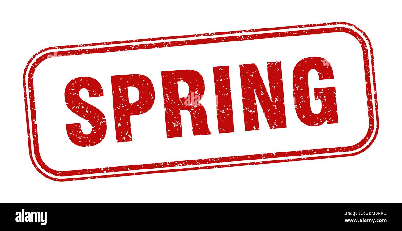 spring stamp. spring square grunge sign. label Stock Vector Image & Art - Alamy
