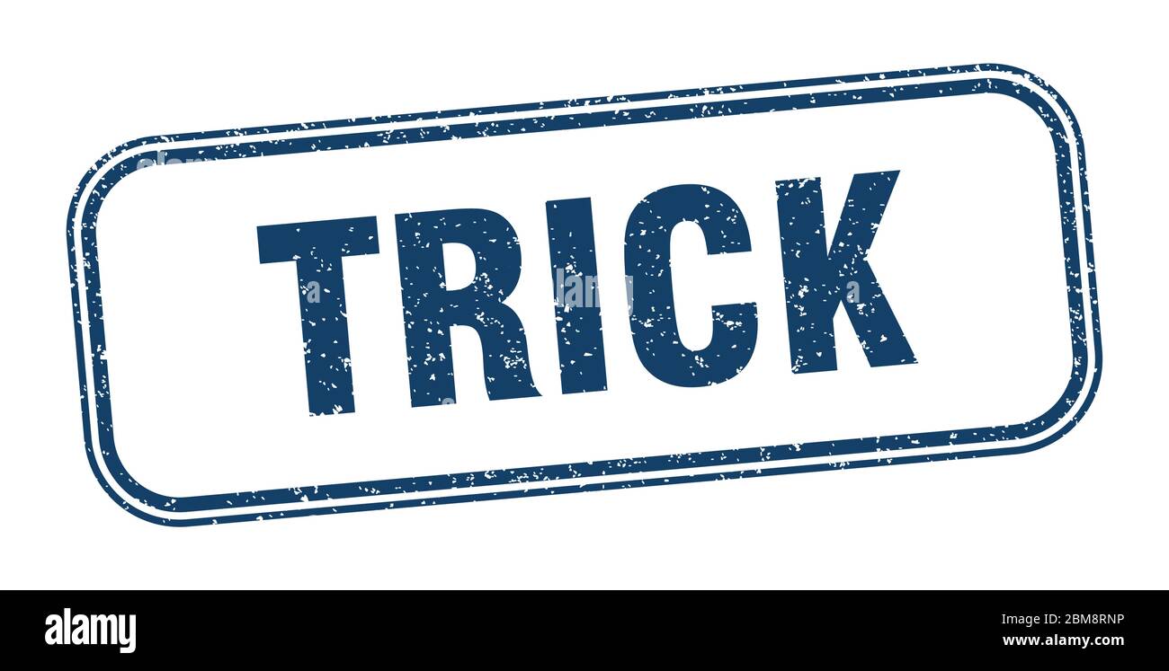 trick stamp. trick square grunge sign. label Stock Vector Image & Art ...