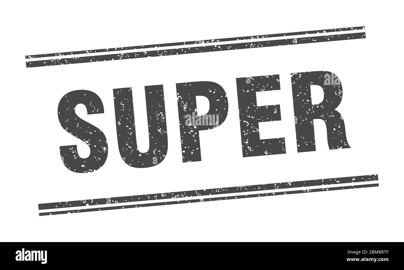 super stamp. super label. square grunge sign Stock Vector Image & Art ...