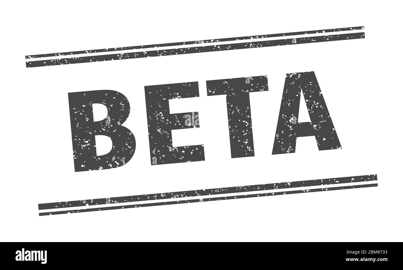 Beta stamp Stock Vector Images - Alamy
