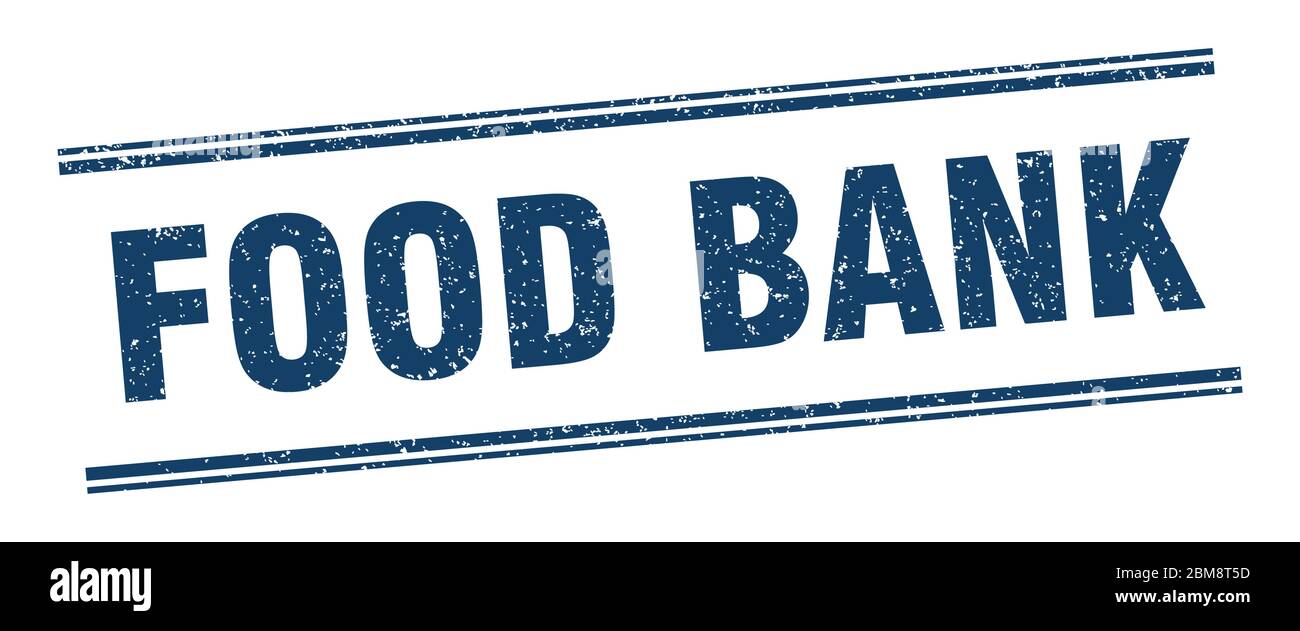 Food bank stamp sign seal Stock Vector Images - Alamy