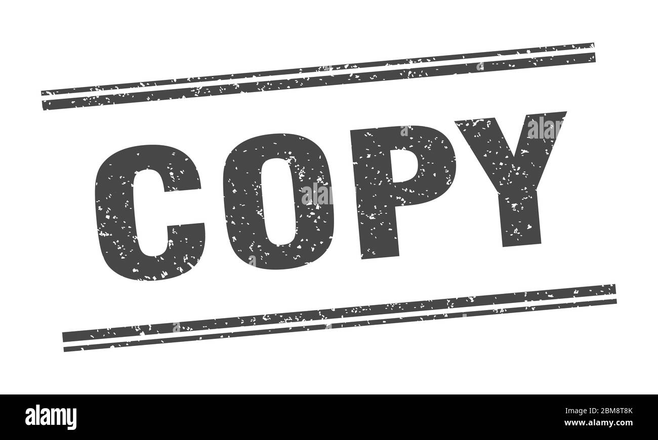 copy stamp. copy label. square grunge sign Stock Vector Image & Art - Alamy