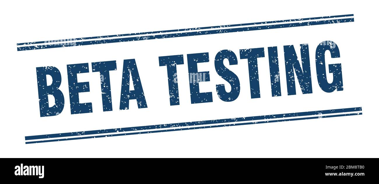 Beta testing stamp hi-res stock photography and images - Alamy