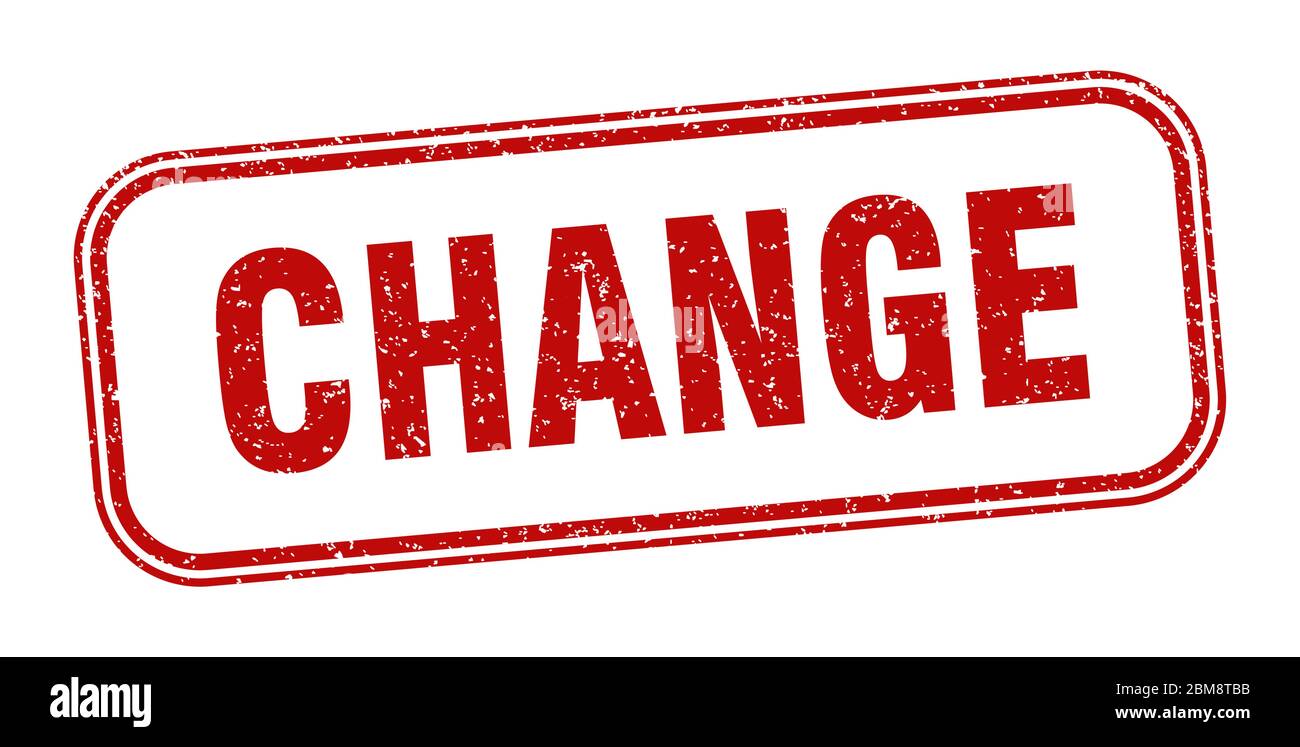 change stamp. change square grunge sign. label Stock Vector Image & Art ...