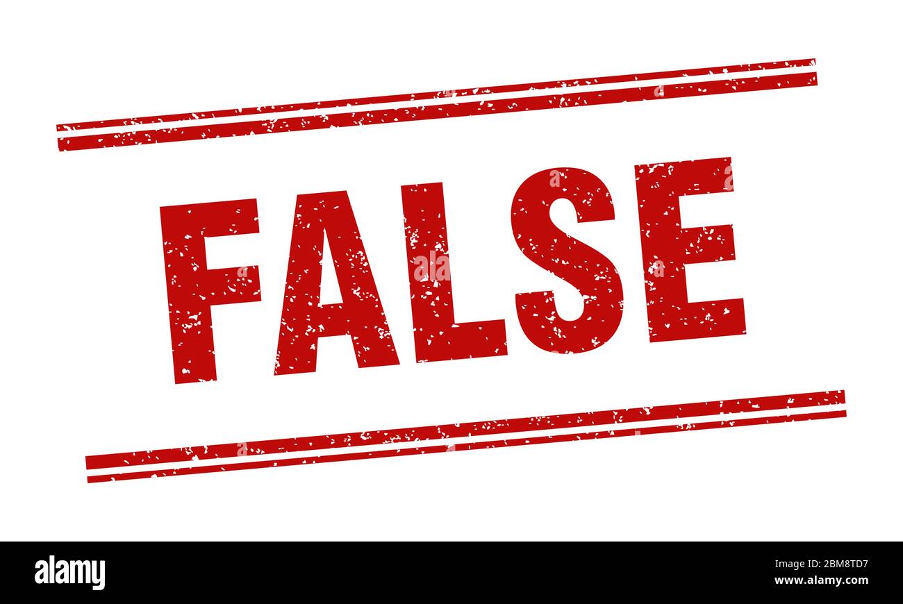false stamp. false label. square grunge sign Stock Vector Image & Art ...