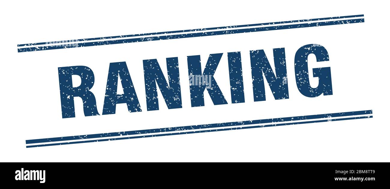 ranking stamp. ranking label. square grunge sign Stock Vector Image & Art - Alamy