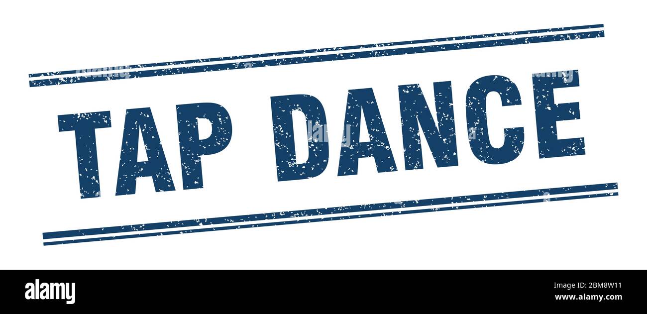 tap dance stamp. tap dance label. square grunge sign Stock Vector Image ...