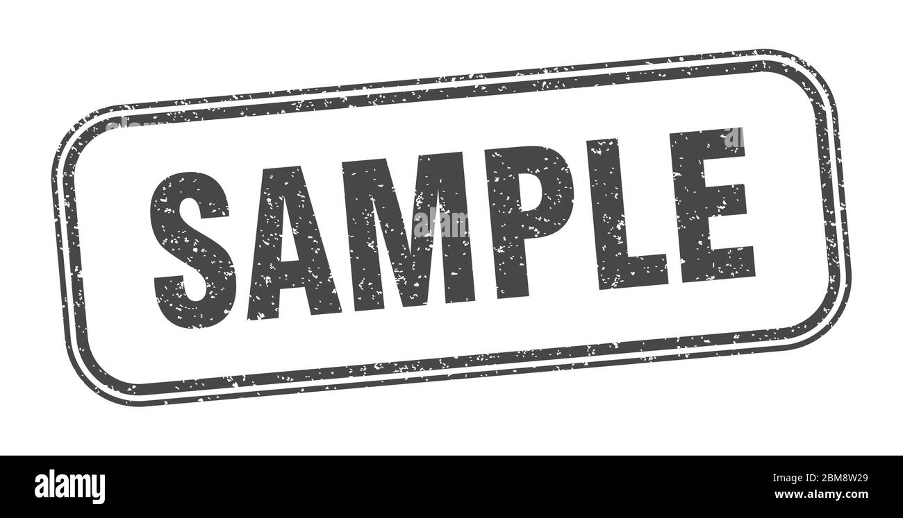sample stamp. sample square grunge sign. label Stock Vector Image & Art ...