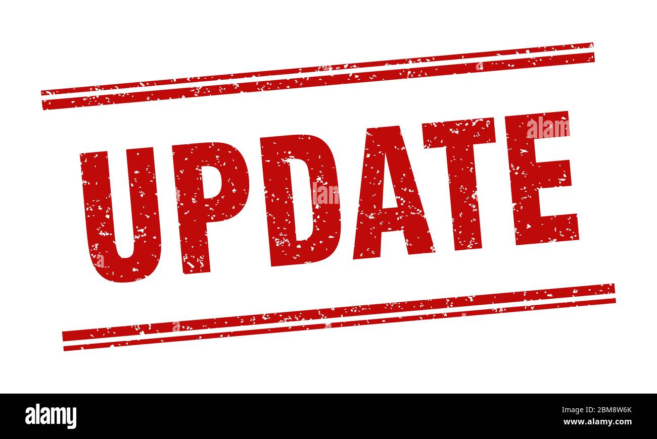 update stamp. update label. square grunge sign Stock Vector Image & Art ...