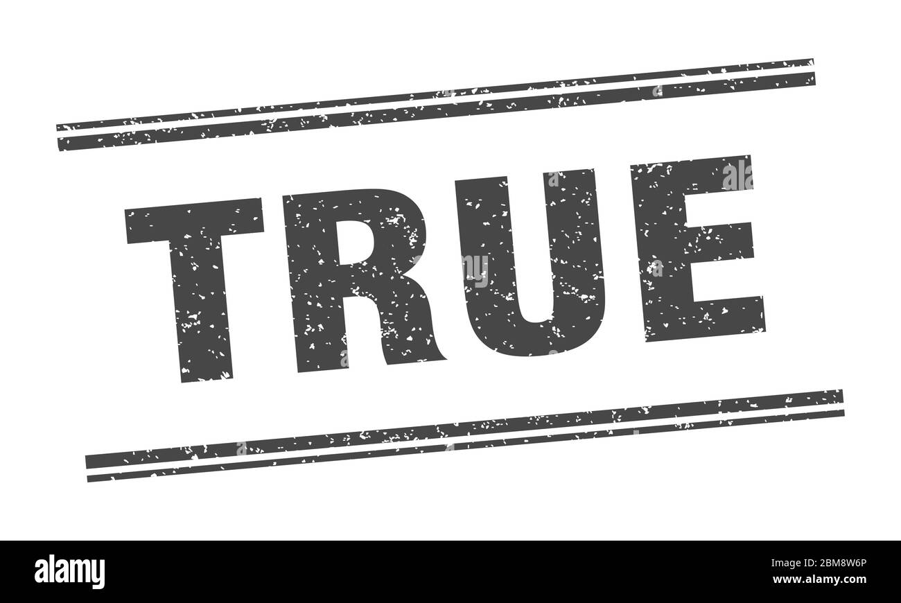 true stamp. true label. square grunge sign Stock Vector Image & Art - Alamy