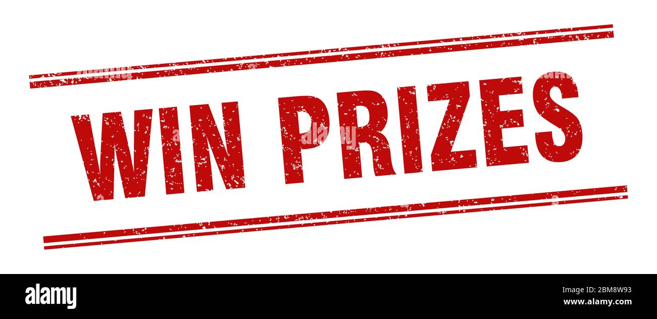 win prizes stamp. win prizes label. square grunge sign Stock Vector ...