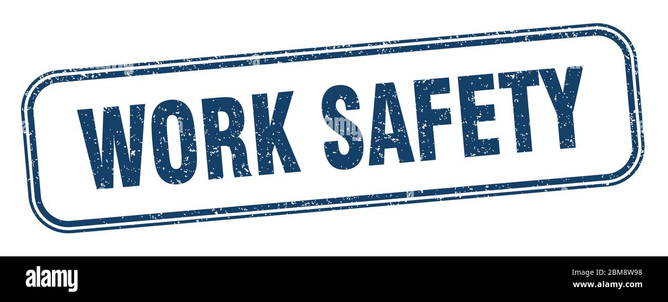 Work safety stamp square hi-res stock photography and images - Alamy