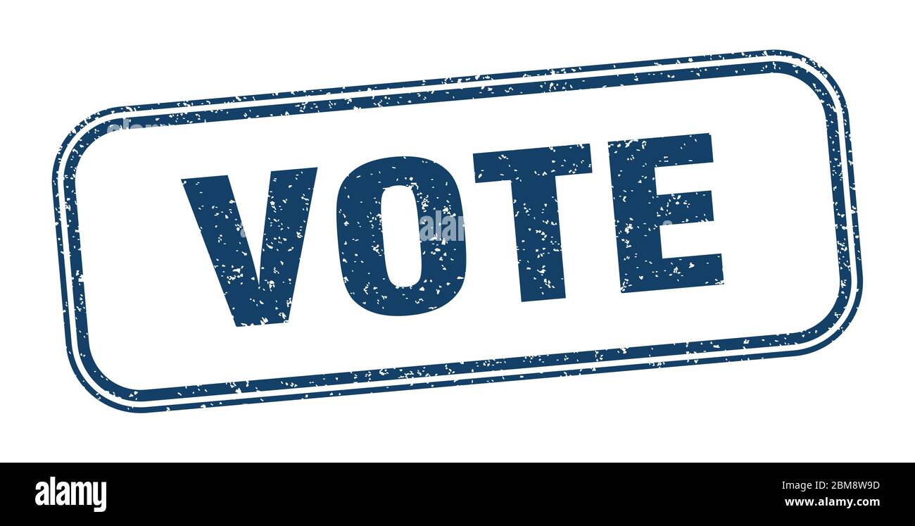vote stamp. vote square grunge sign. label Stock Vector Image & Art - Alamy