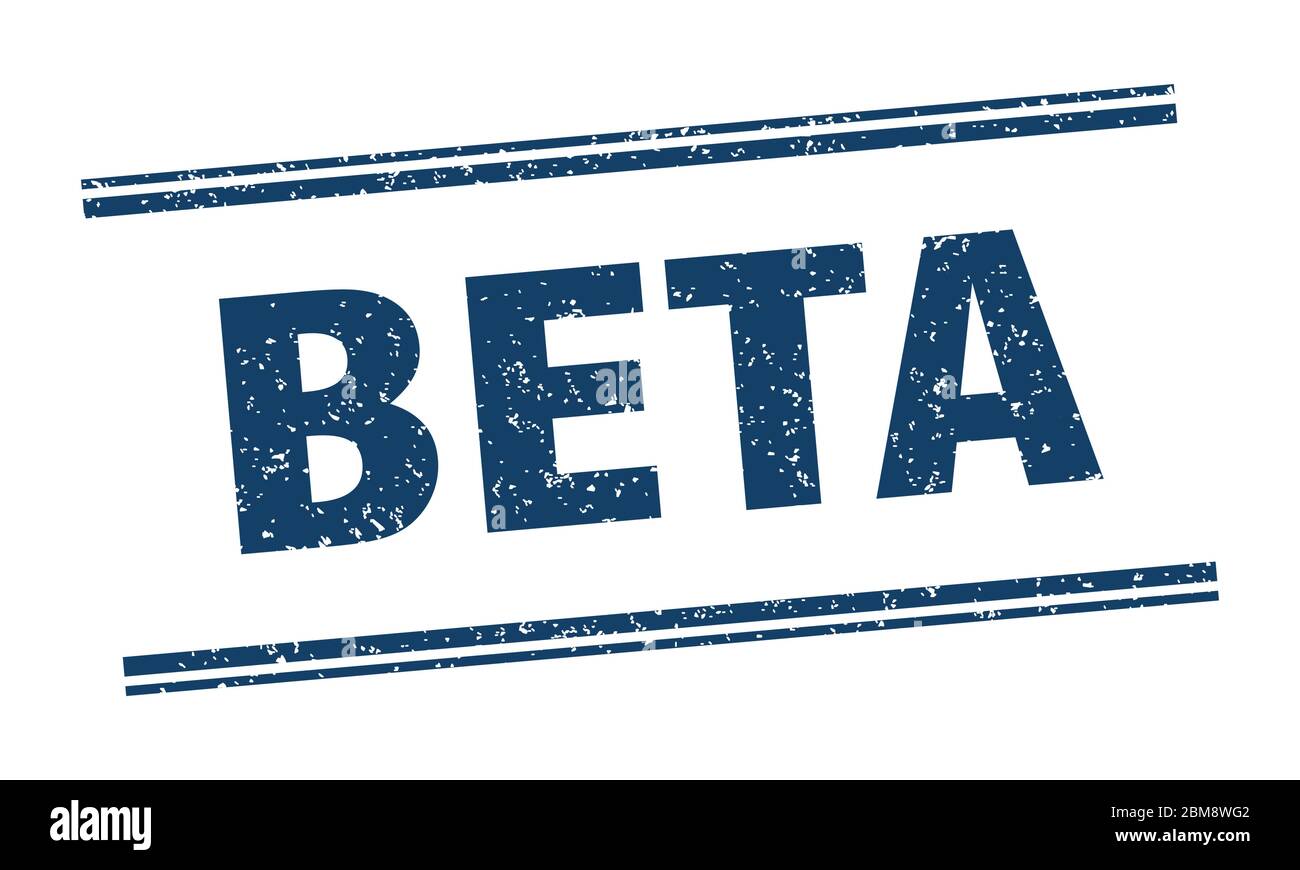 beta stamp. beta label. square grunge sign Stock Vector Image & Art - Alamy