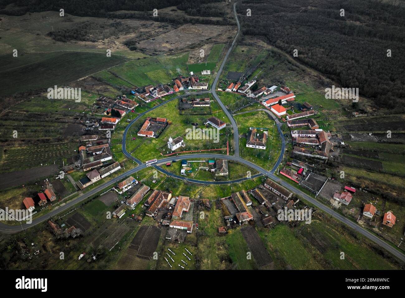 Circular village hi-res stock photography and images - Alamy