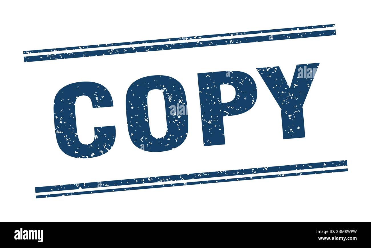 copy stamp. copy label. square grunge sign Stock Vector Image & Art - Alamy