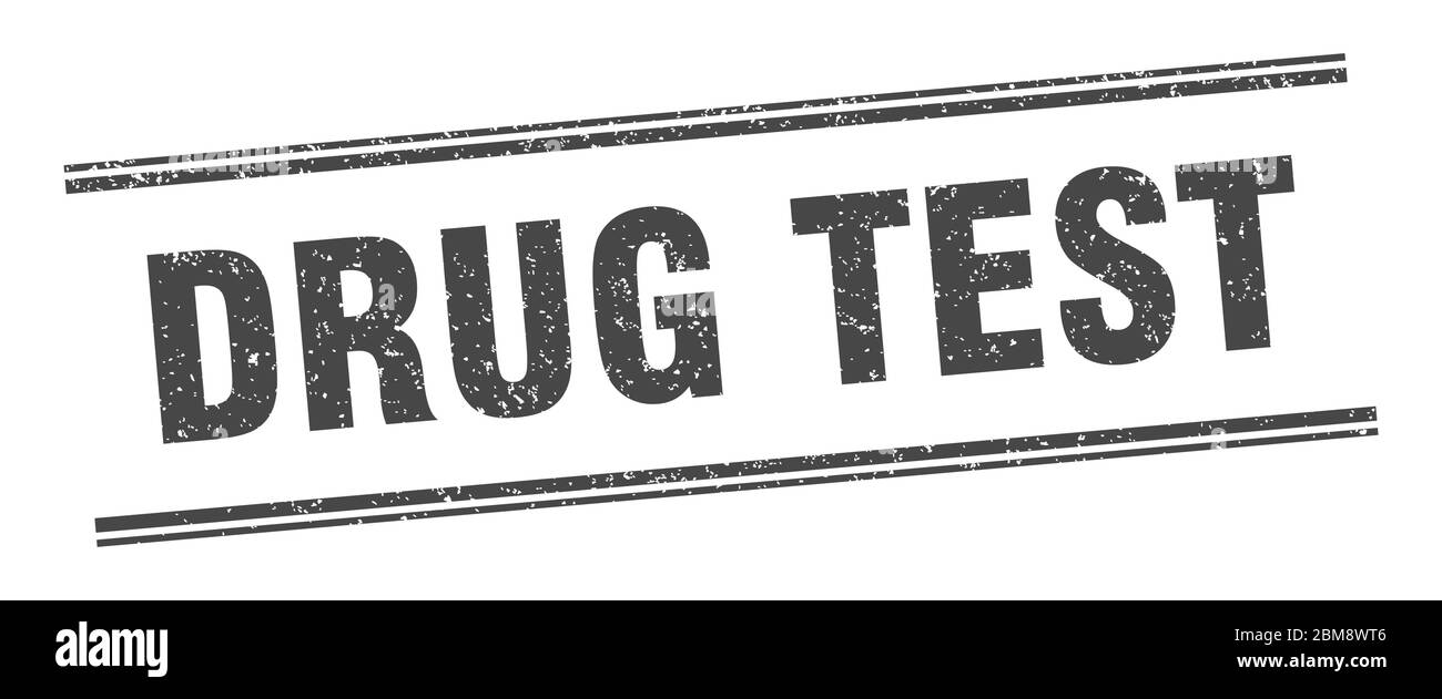 Drug test sign square hi-res stock photography and images - Alamy