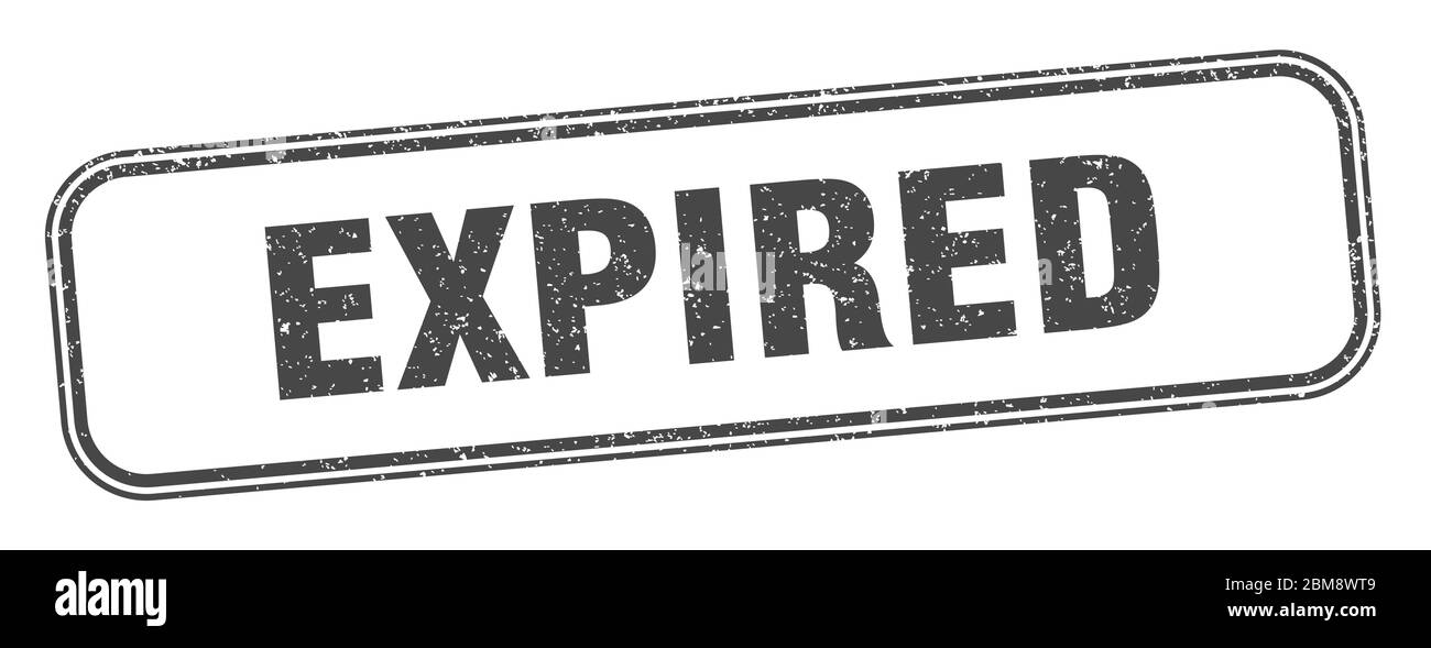 expired stamp. expired square grunge sign. label Stock Vector Image ...