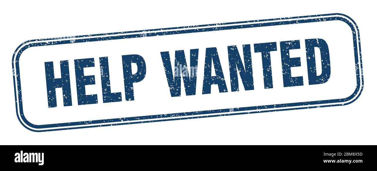 help wanted stamp. help wanted square grunge sign. label Stock Vector ...