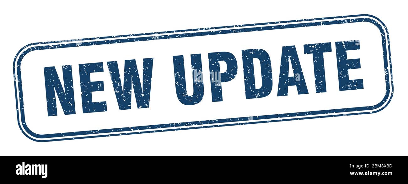 new update stamp. new update square grunge sign. label Stock Vector ...