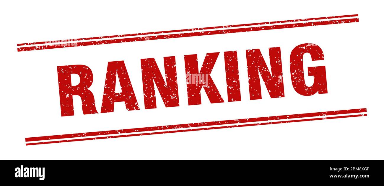 ranking stamp. ranking label. square grunge sign Stock Vector Image & Art - Alamy
