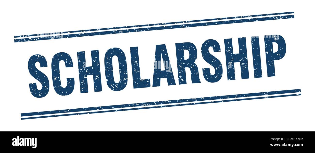 scholarship stamp. scholarship label. square grunge sign Stock Vector ...
