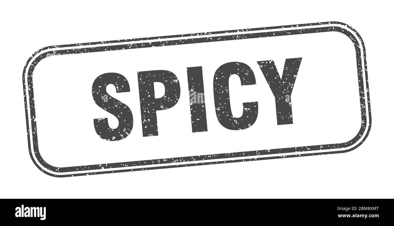 Spicy stamp Black and White Stock Photos & Images - Alamy