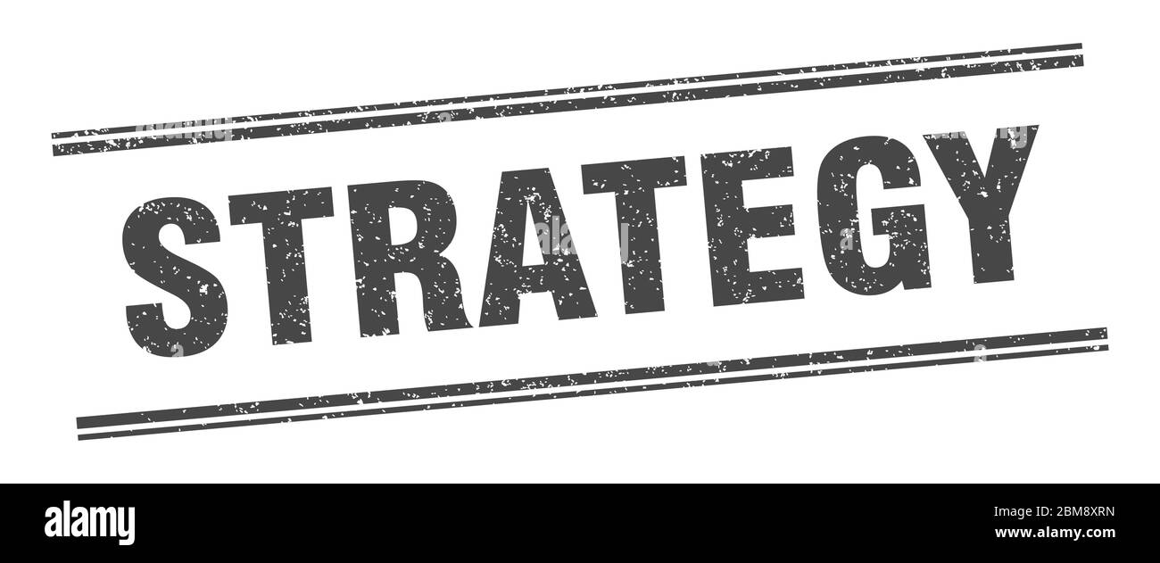 Strategy stamp label square Stock Vector Images - Alamy
